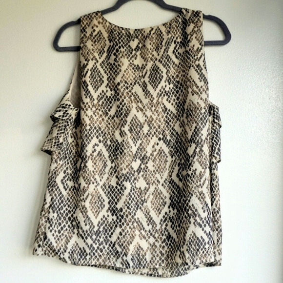 212 Collection | Tops | 22 Sleeveless Snake Print Top | Poshmark